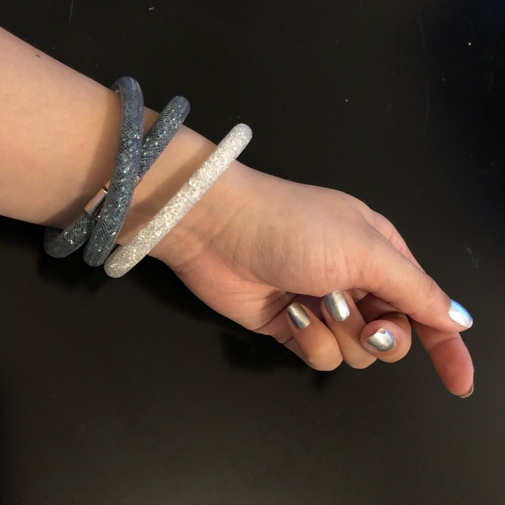 Swarovski Stardust Gray & White Crystals Set - Gem